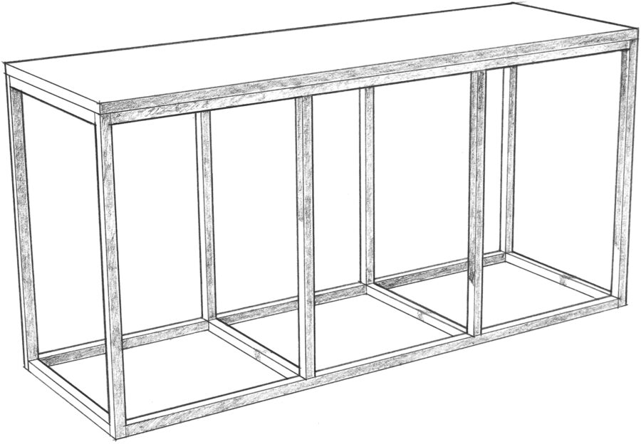 Steel Frame Table 122 | Donald Judd Furniture